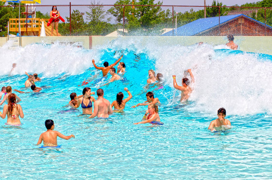 Water Playground Equipment Family Wave Pool Machine With Wave Pool System