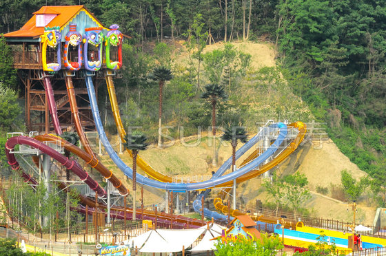 Water Slide Fiberglass Aqua Loop Large for Adult Swimming Pool