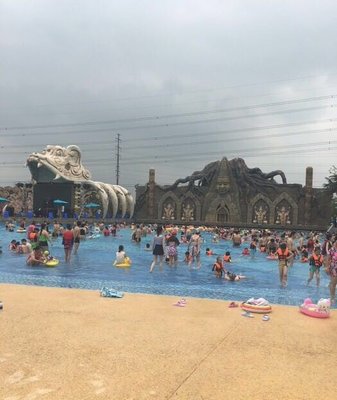 4000 Sqm Air Blast Surfing Wave Pool Big Artificial Equipment Water Park Wave Pool