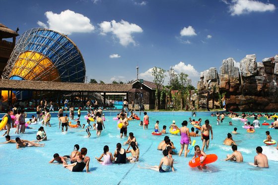 4000 Sqm Air Blast Surfing Wave Pool Big Artificial Equipment Water Park Wave Pool