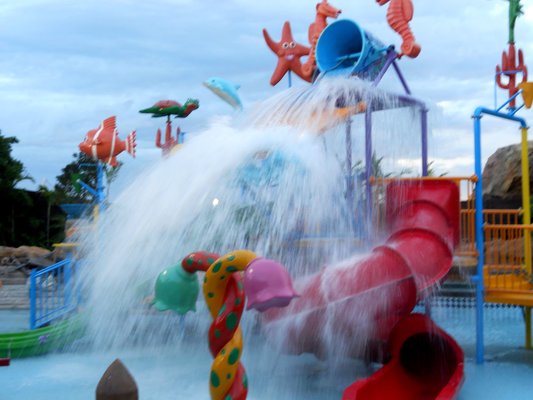 Comfortable Safe Aqua Park Design With Stainless Steel Fastener / Fiberglass Flume
