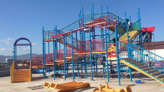 Customized Philippines Water Park Project With 3500 M2 Galvanized Carbon Steel