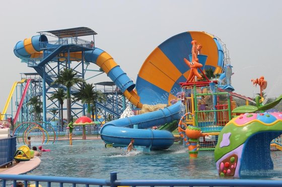 Aqua Park Water Park Project With Tornado Water Slide / Water House / Lazy River
