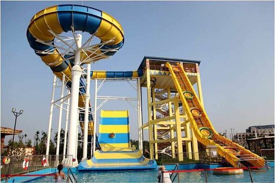 Aqua Park Water Park Project With Tornado Water Slide / Water House / Lazy River