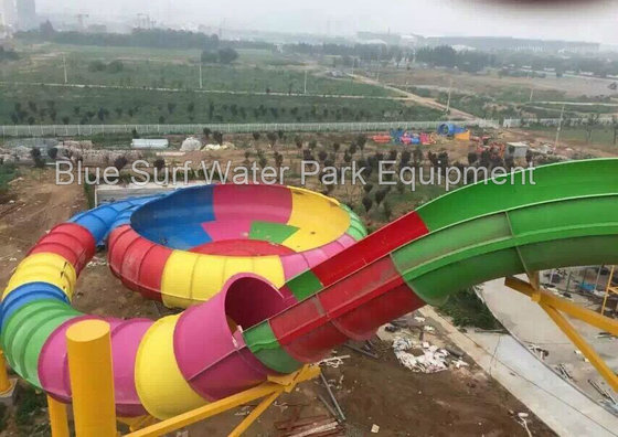 Shandong 100,000 M2 Water Park Fiberglass Water Slide  Water Park Equipment