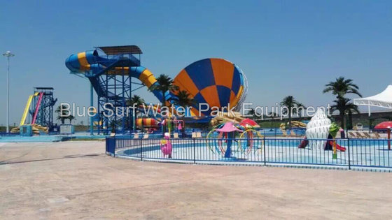 Shandong 100,000 M2 Water Park Fiberglass Water Slide  Water Park Equipment