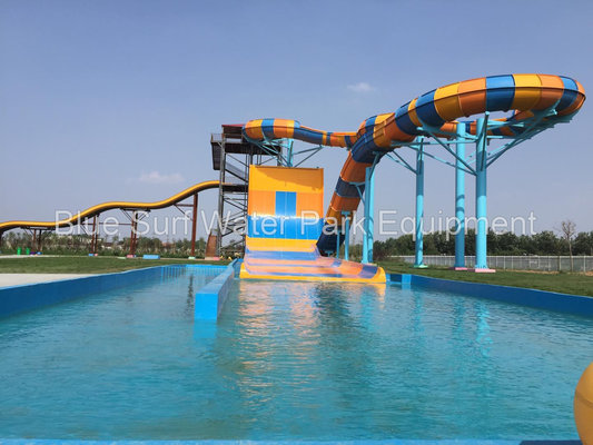 Shandong 100,000 M2 Water Park Fiberglass Water Slide  Water Park Equipment