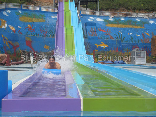 China Guangxi  30,000 Fiberglass  Water Slide / Wave Pool  / Family Water Playground Water Park