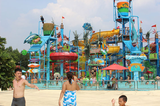 Fiberglass Spiral Water Slide