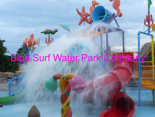 Outdoor Swimming Pool Huge Kids Water Playground , Spray Park Equipment