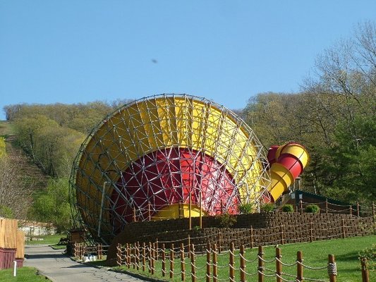 Custom Huge Tornado Water Slide , Adult Hurricane Water Slide For Water Amusement