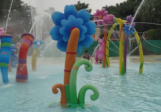 Flower shape Water Toys spray park equipment For children water Playground