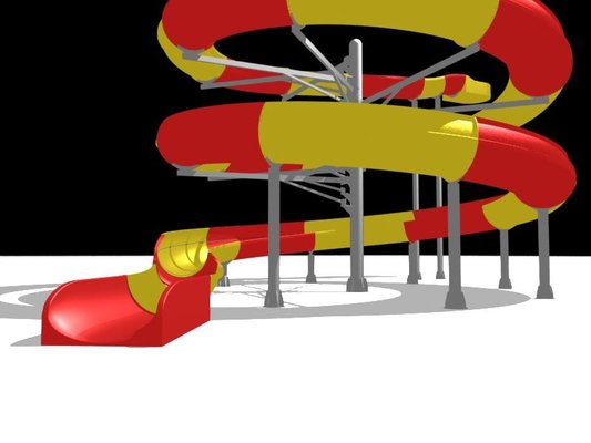 Raft Fiberglass Water Slides , Extreme Water Slide Aquasplash Summer Entertainment