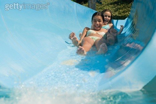 Swimming Pool Kid Water Slides Fiber Glass Open Flume Water Slide