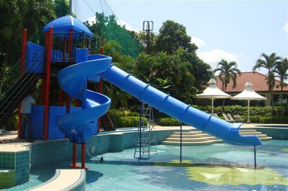 Kids Small Water Slide Swimming Pool Fiberglass Water Slides 3 meters