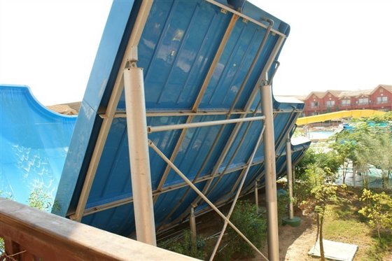 Adult Water Slides Custom Fiber Glass Big Wave Water Slide For Outdoor