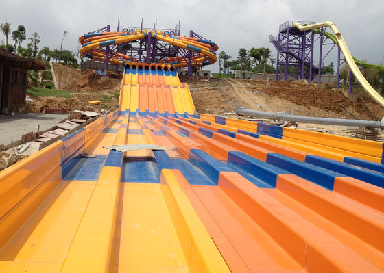 8 Lines Fiberglass Water Slide Super Octopus Spiral Racer Water Slide