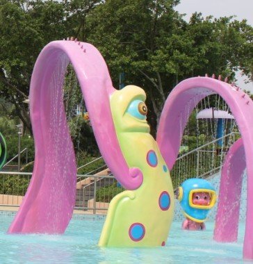 Spray Park Equipment Fiber Glass Water Fountain For Children Recreation