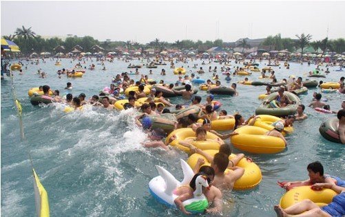 Aqua Park Equipment Surf Wave Pool Air Blast For Children Entertainment