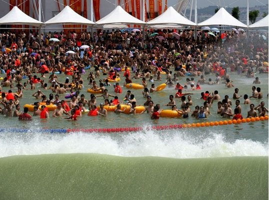 Aqua Park Equipment Surf Wave Pool Air Blast For Children Entertainment