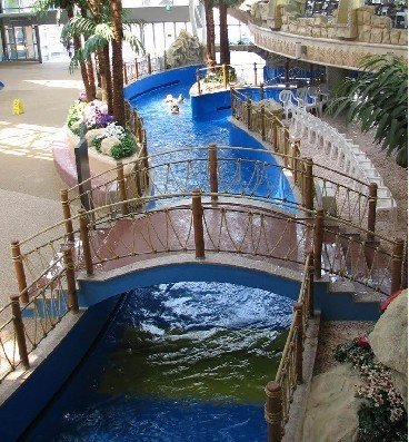 Water Amusement Park Lazy River Pools With Wave Making Machine