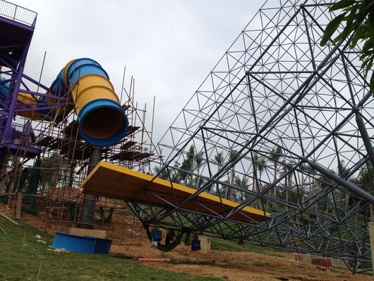 Extreme Tornado Water Slide , Hurricane Water Slide For Aqua Park