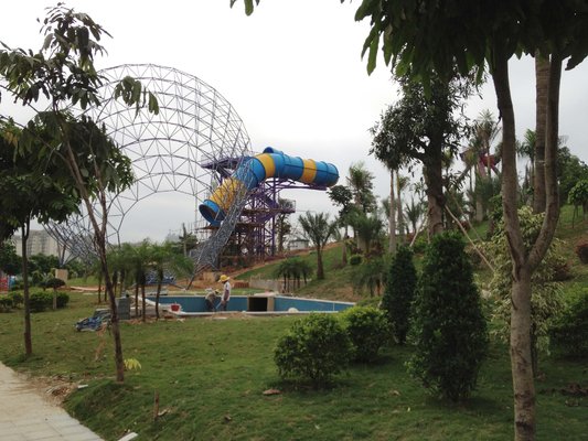 Extreme Tornado Water Slide , Hurricane Water Slide For Aqua Park