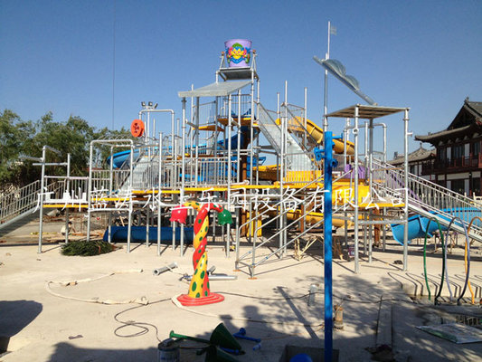 Customized Water Park Equipments Water Slide , Water House , Water Toys