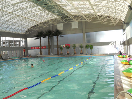 Shaded Water Park Equipments With Roof , Theme Water Park For Kids And Adults