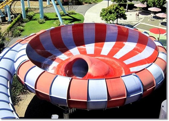 Outdoor Kids Swimming Pool Water Slide Fiberglass Bowl Slide For Summer Entertainment