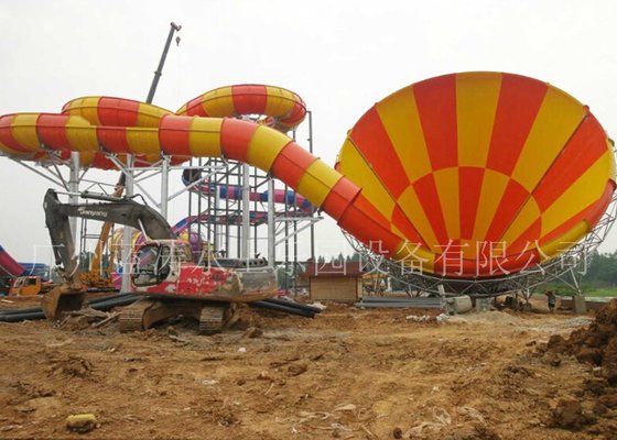Customized Huge Tornado Water Slide / Outdoor Water Park Rides