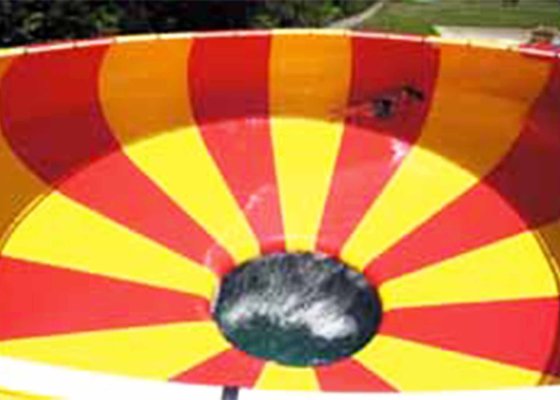 Fiberglass Adult High Speed Water Slide , Huge Hole Water Park Slide