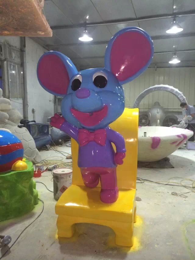 Purple Cute Mitch Water Pool Toys Yellow Seat Spray Water Park For Children