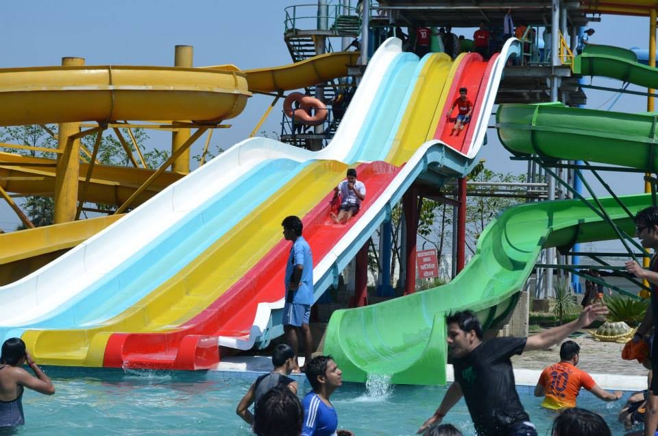 Commercial Funny Rainbow Water Slide And Huge Water Slide Outdoor