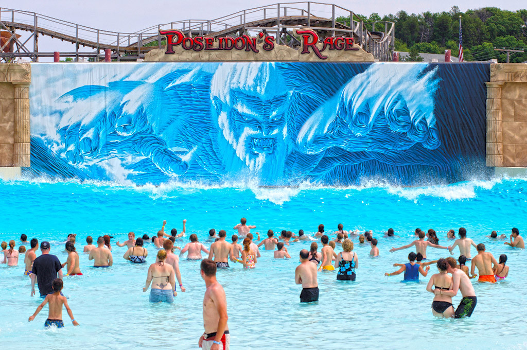Water Playground Equipment Family Wave Pool Machine With Wave Pool System