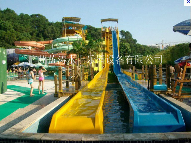 Huge open flume spiral water slide High Speed Water Slide For Aqua Park