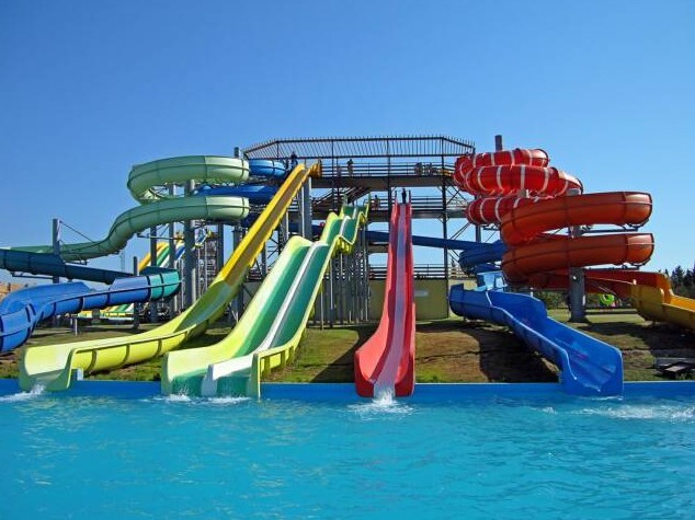 water park custom spiral water slide , outdoor water slides for kids
