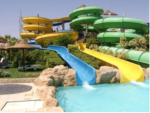 Outdoor spiral water slide Children open flume water slide For Aquasplash