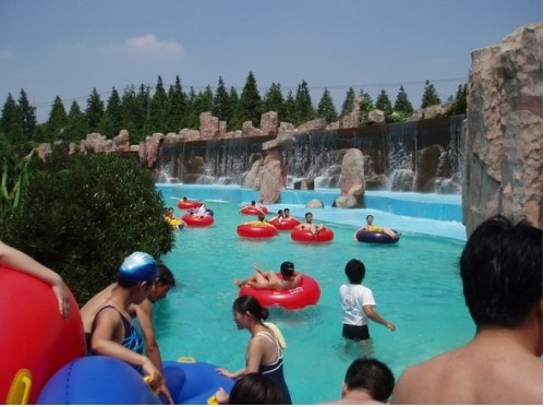 Outdoor Lazy River Pools For Water Park , Drift River For Floating