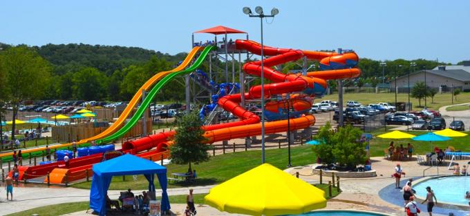 Outdoor Installations Inground Pool Water Slide With Wild Long Thrill Rides