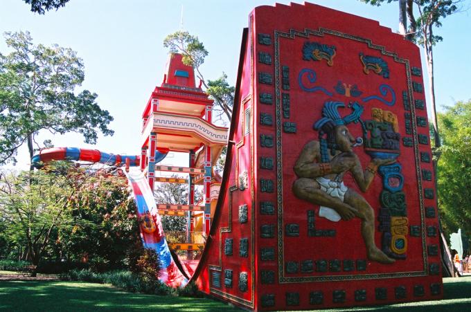 Thrilling Fiberglass Water Slides Family Raft Ride Boomerango Slide