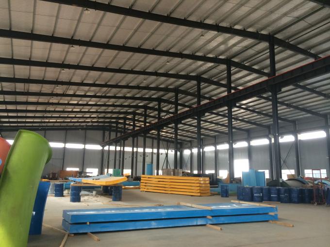 Fiberglass Boomerang Big Water Slides For Children Water Playground 19m Height