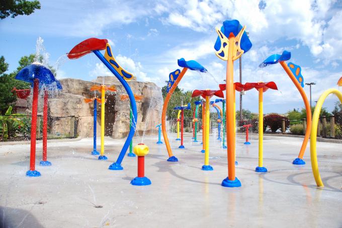 Outdoor Water theme Park Aqua Spray Equipment Rainbow Spray Toys For Kids