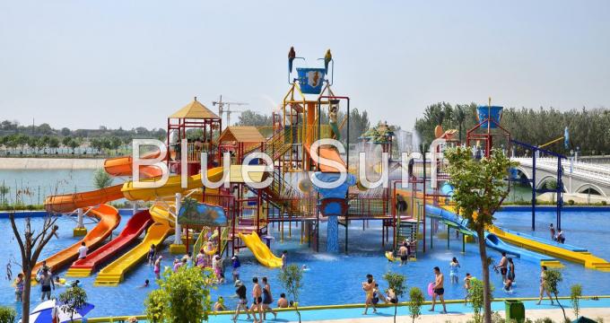 Mermaid Theme Pour Bucket Water Playground Equipment Water Park Equipment