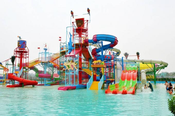 Red , Yellow , Blue Crazy Sea Water World Biggest Amusement Park Project