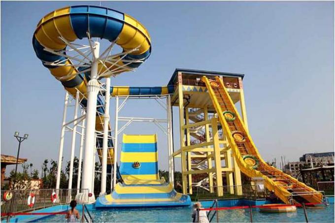 Aqua Park Water Park Project With Tornado Water Slide / Water House / Lazy River