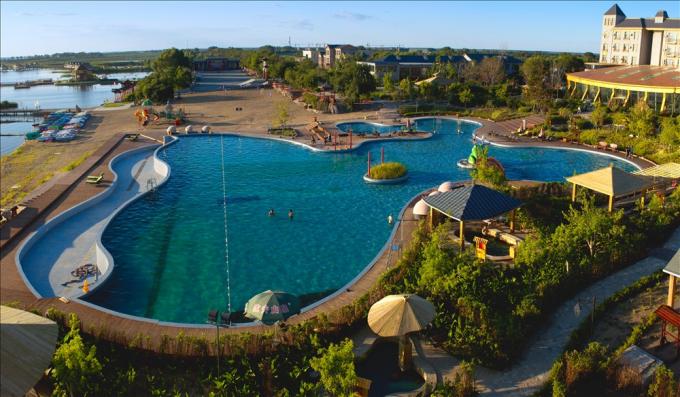 China Heilongjiang  Wave Pool Water Slide  Water Park Equipment ISO 9001 Certification
