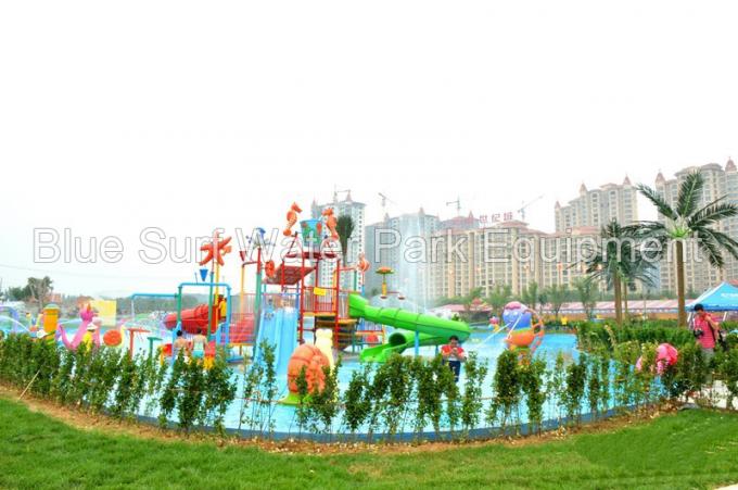 Shandong 100,000 M2 Water Park Fiberglass Water Slide  Water Park Equipment