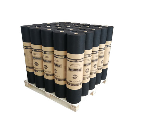 Anti Mildew App Modified Waterproofing Membrane , Black Flat Roof Underlayment