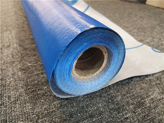 0.30mm Blue Waterproof Roof Underlayment High Vapor Transmission Rate Easy To Use